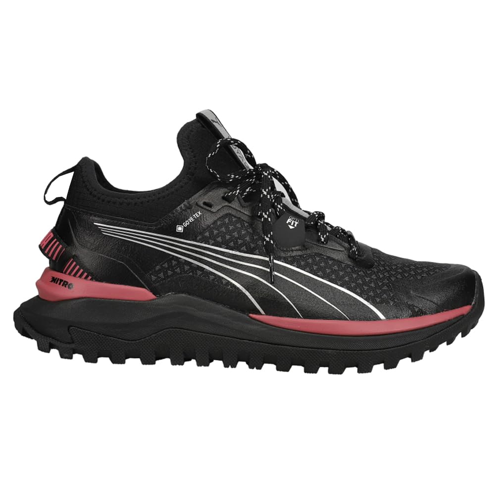 PUMA Voyage Nitro GTX Puma Black/Mauvewood/Metallic Silver 9 B (M)