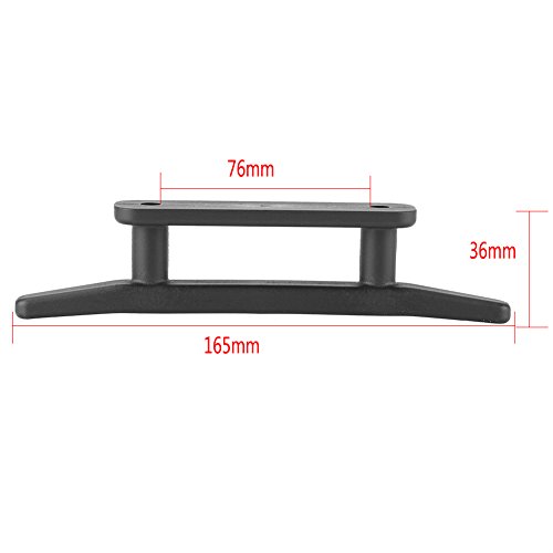 Vakitar Nylon Kayak Boat Canoe Deck Cleat 2-Hole Open Anchor Base with Screws Accessory for Marine, Deck, Nautical Decor