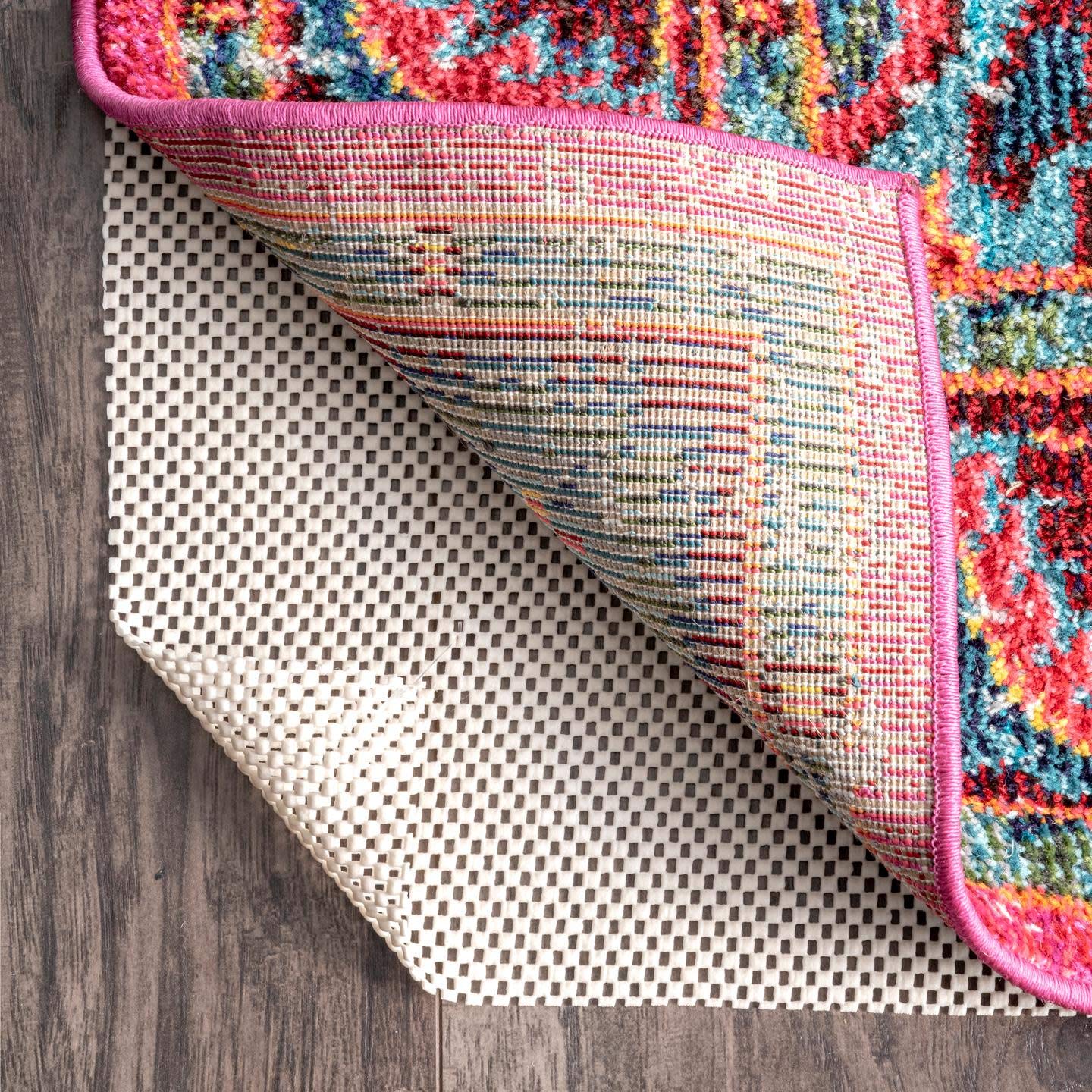 nuLOOM Beau Comfort Non Slip Rug Pad, 12x15, White