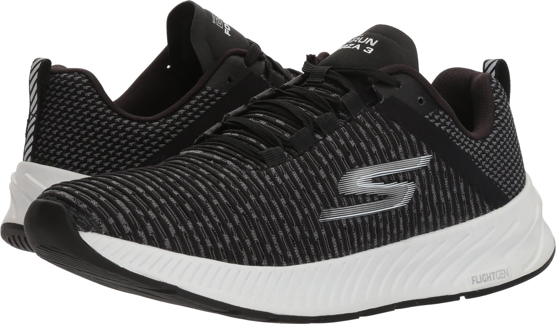 SKECHERS Womens Go Run Forza 3 Black/White 11 B - Medium