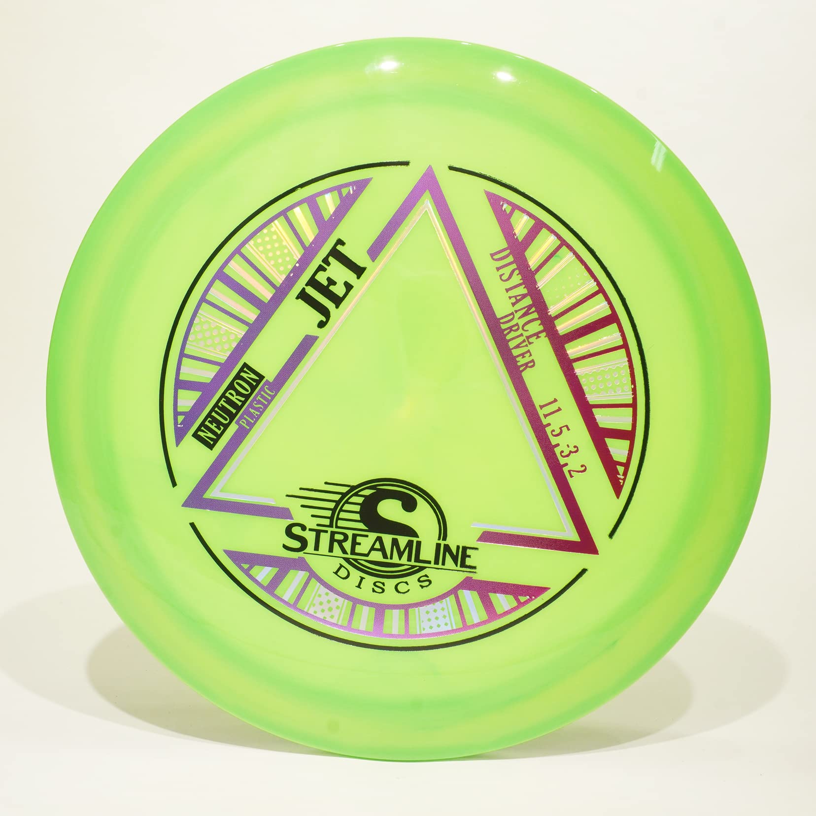 Streamline Jet (Neutron) Distance Driver Golf Disc, Pick Color/Weight [Stamp & Exact Color May Vary] Green 167-169 Grams