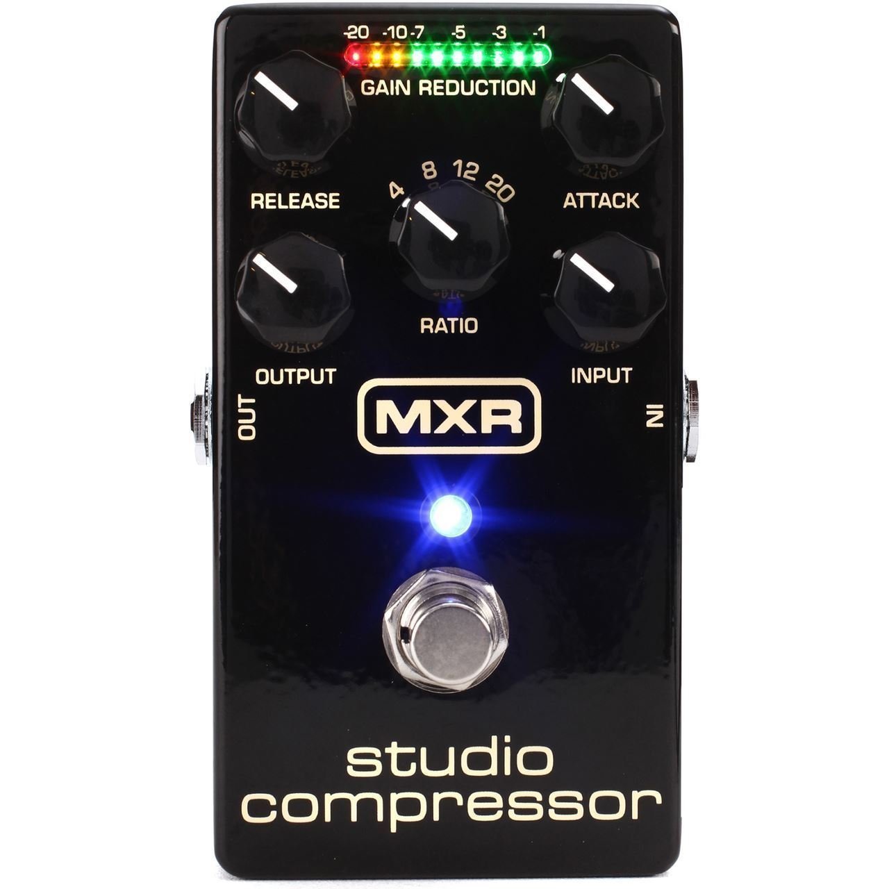 MXR M76 Studio Compressor Analog Guitar Effect Pedal + Cables