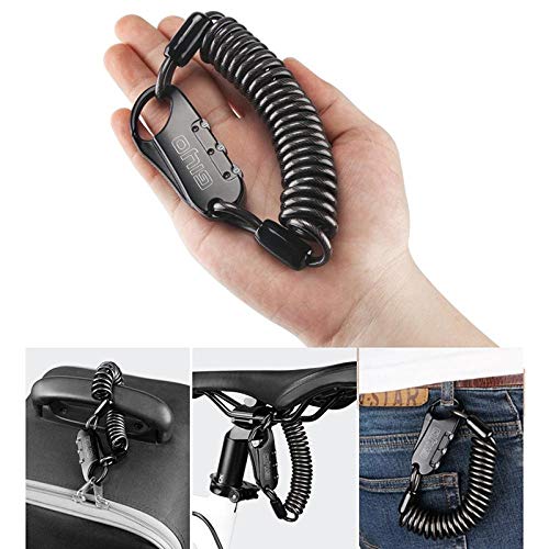 ZMYDZ Bicycle Lock Cycling Fold Helmet Cable Lock Combination Anti-Theft Bicycle Lock for Road Bike Bike Lock