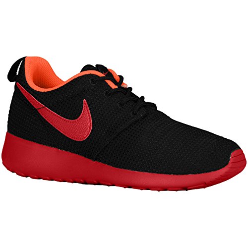 Nike Rosherun Boys Running Shoes (GS) 599728-014 Black Hyper Crimson- Gym Red 6.5 M US