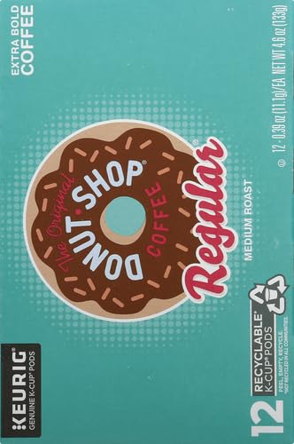 The Original Donut Shop Regular Keurig Single-Serve K-Cup Pods, Medium Roast Coffee, 12 Count