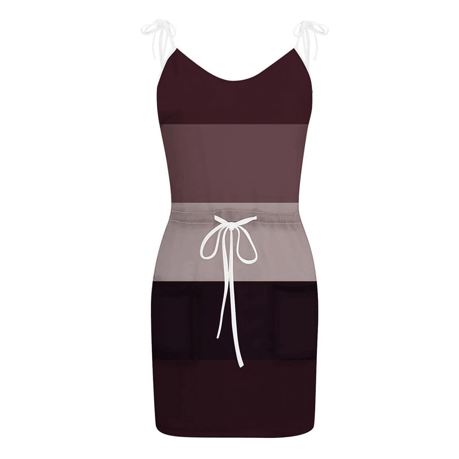 Velvet Women V Neck Stripe Dress Rainbow Mini Dresses Spaghetti Strap Sleeveless Summer Drawstring Tank Party