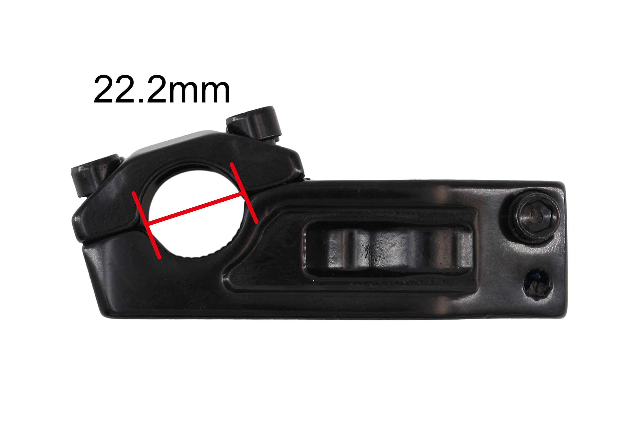 WEERAS BMX 22.2mm Atem Aluminum Alloy 50mm Short Top Load Stem Fits Most Bikes