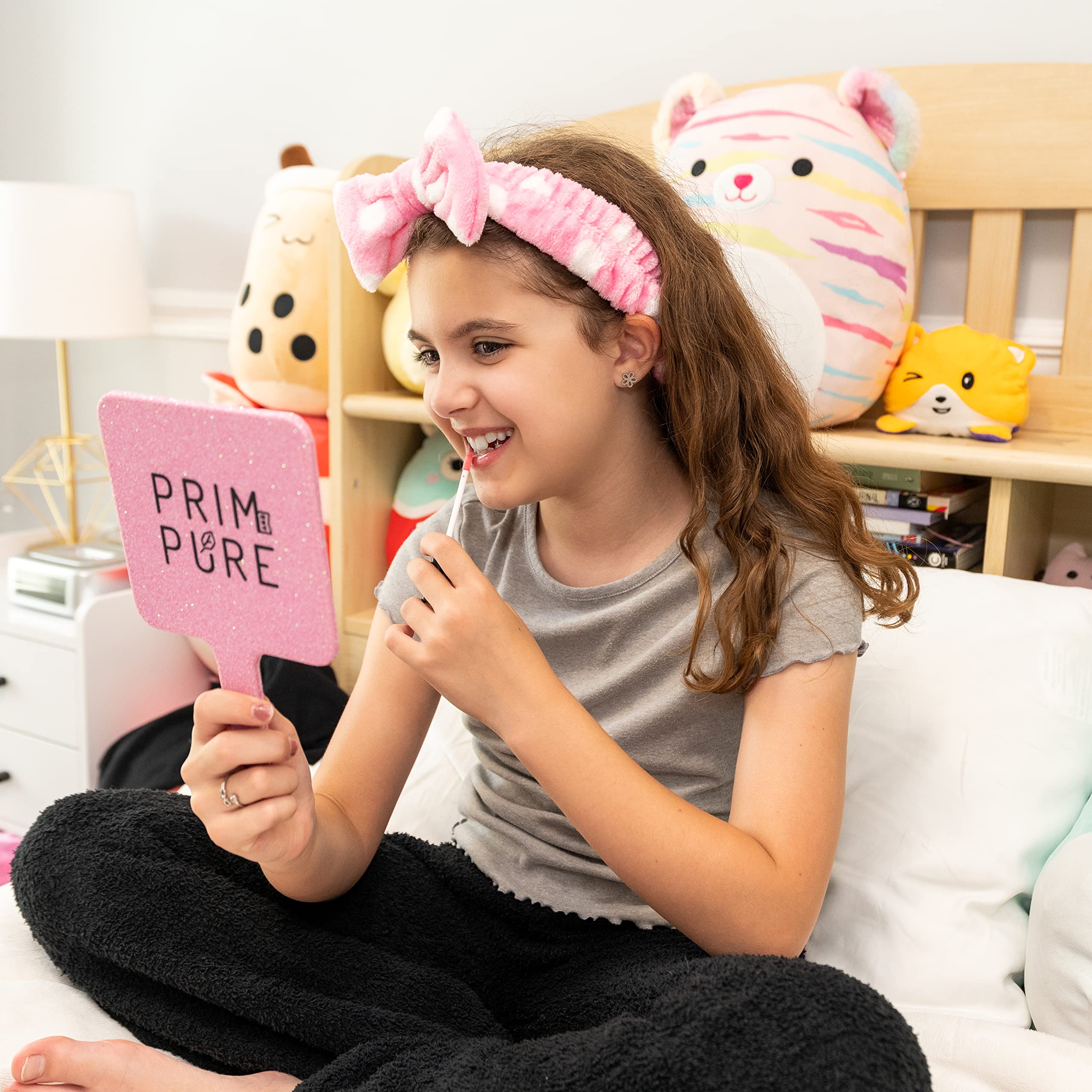 Prim and Pure Ultimate Mineral Kids Makeup Gift Set | Perfect for Play Dates & Birthday Parties | Kids Safe Eyeshadow Makeup β Mineral Blush | Organic & Natural Makeup Kit for Kids| Made in USA