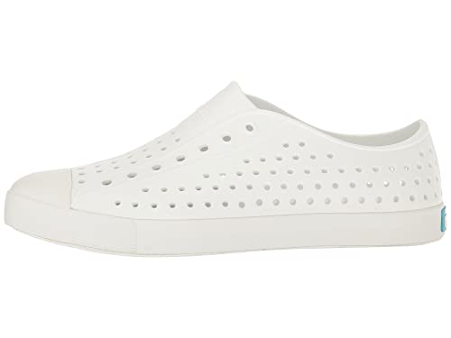 Native Shoes, Jefferson Child, Kids Lightweight Sneaker, Shell White/Shell White, 7 M US Toddler