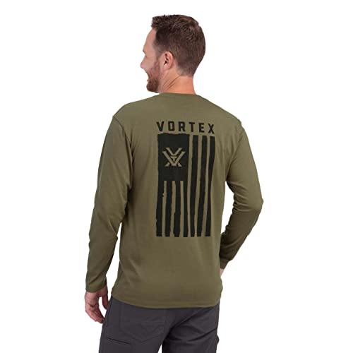 Vortex Optics Salute Long Sleeve Shirts (Military Heather, X-Large)