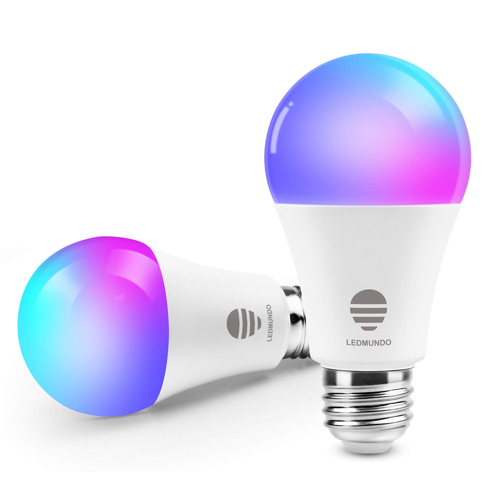 Smart LED Light Bulb, 11W (100W Equivalent), A19 E26 RGBCW LED Bulb, 1100LM, 2700K-6500K,