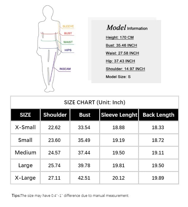 Remidoo Women's Collared Half Button Long Sleeve Solid Color Crop Top Sweatshirt Black Small