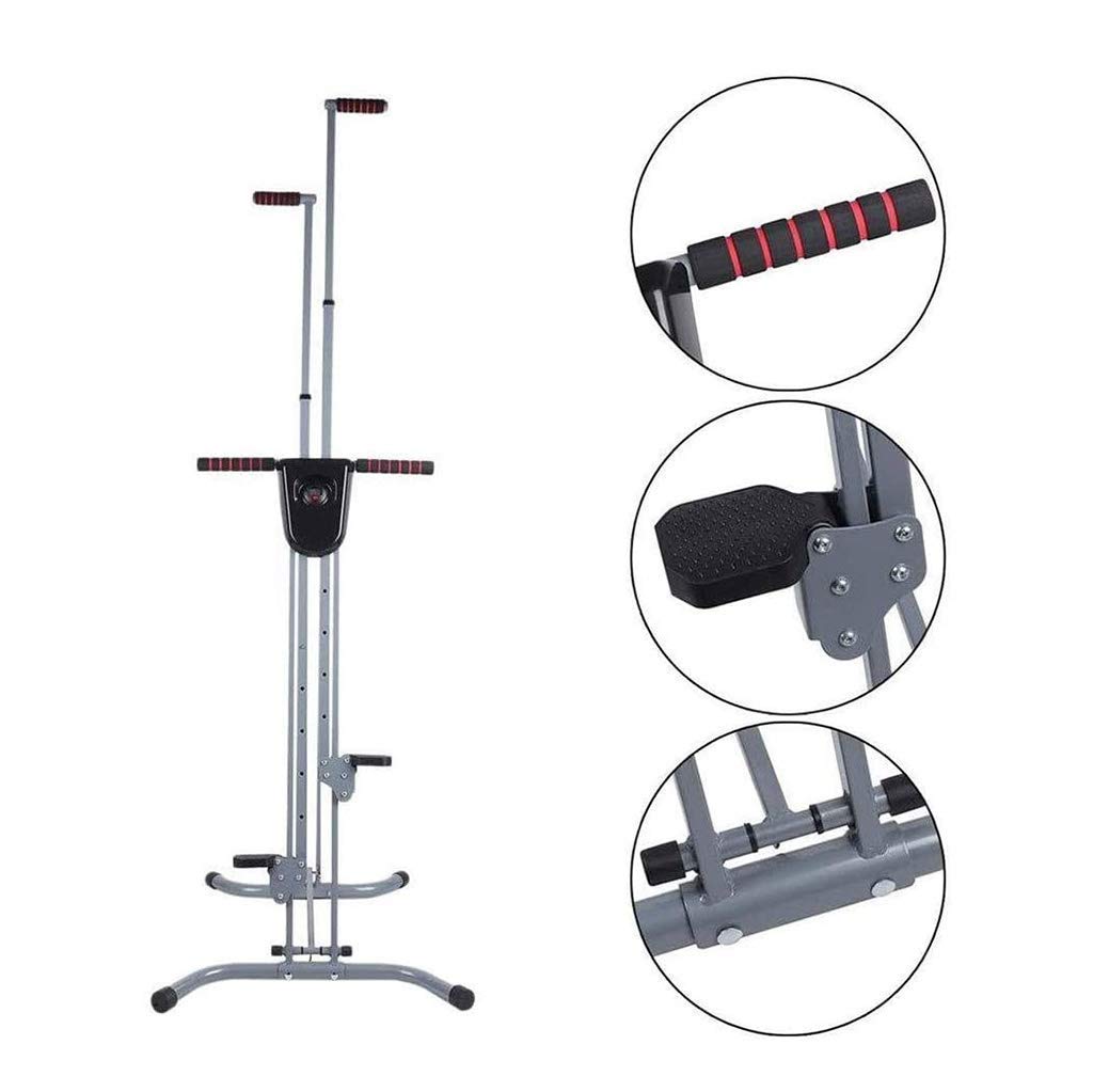 Vertical Climber, Climbing Machine for Home Gym Body Workout Folding Exercise Cardio Anti-Slip Design for Beginners and Advanced Users