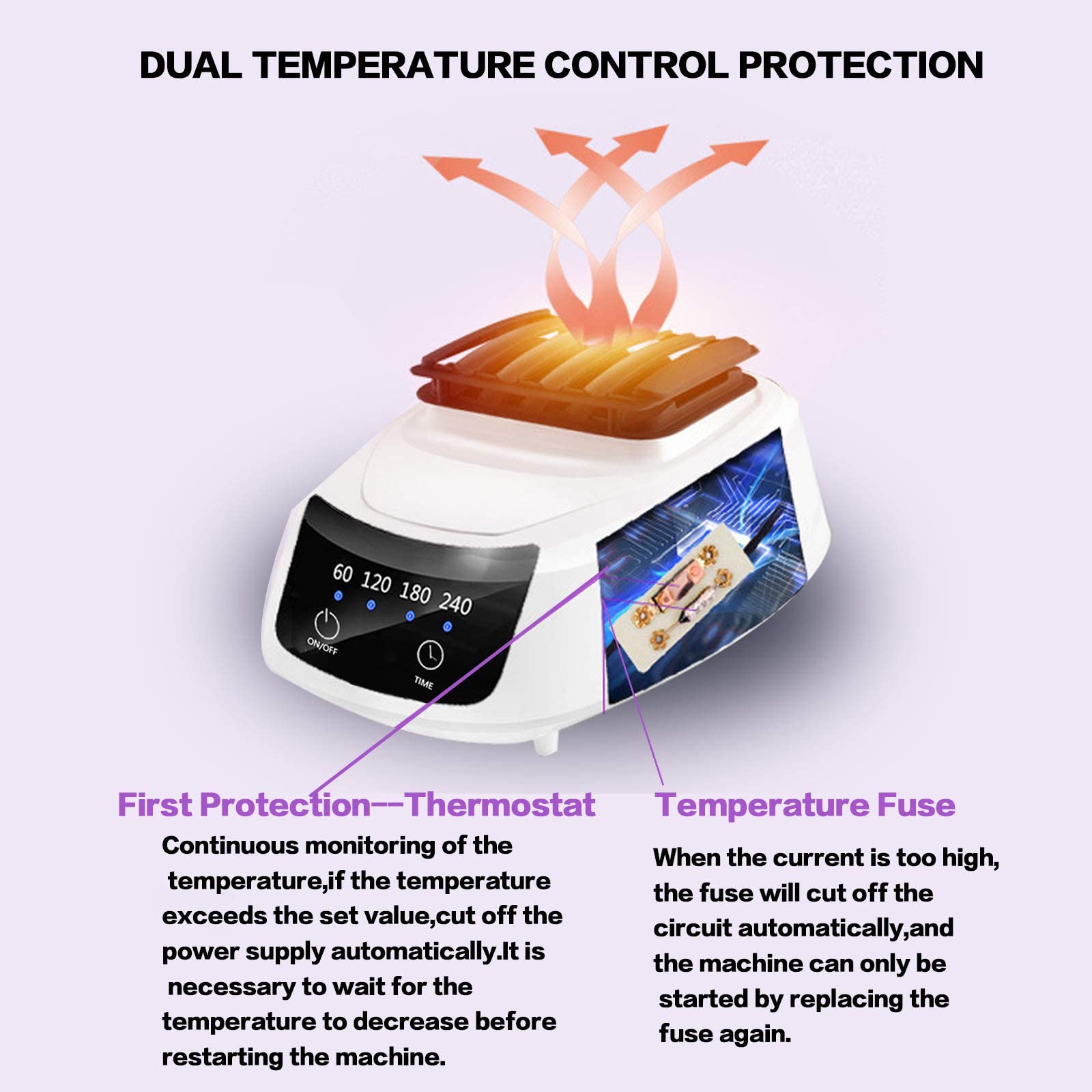 Portable Foldable Clothes Dryer Electric Drying Rack with Heater Low Noise Touch Screen for Home,RV,Student Dorm and Apartment Indoor