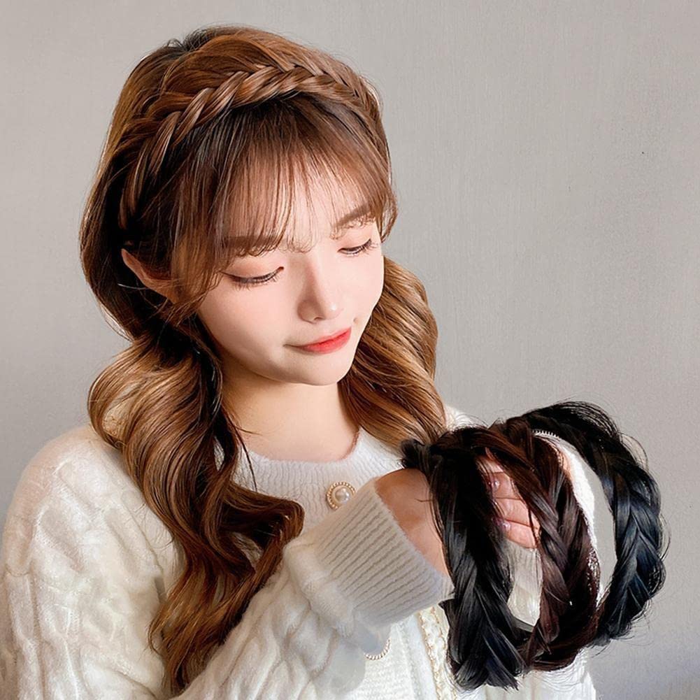 Twisted Braided Headband Simulation Hair Band Fishbone Braid Style Headwear Accessories Hairdband Fashion Ladies
