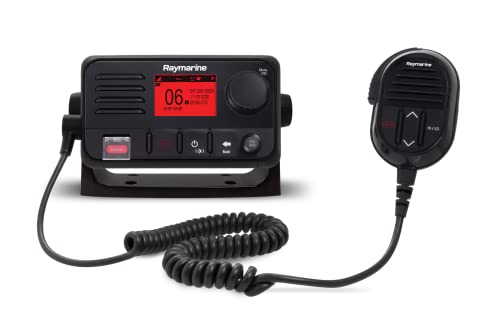 Raymarine E70516, Ray63 Marine VHF Radio, Black, Small