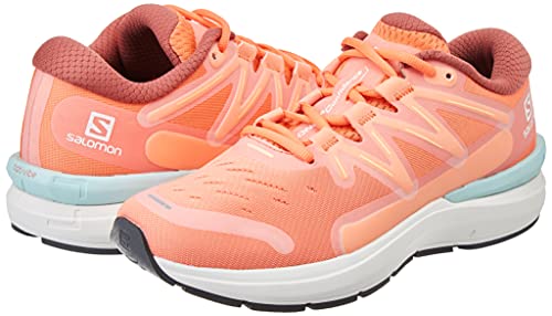 Salomon Sonic 4 Confidence Running Shoes for Women, Persimon/White/Ebony, 7