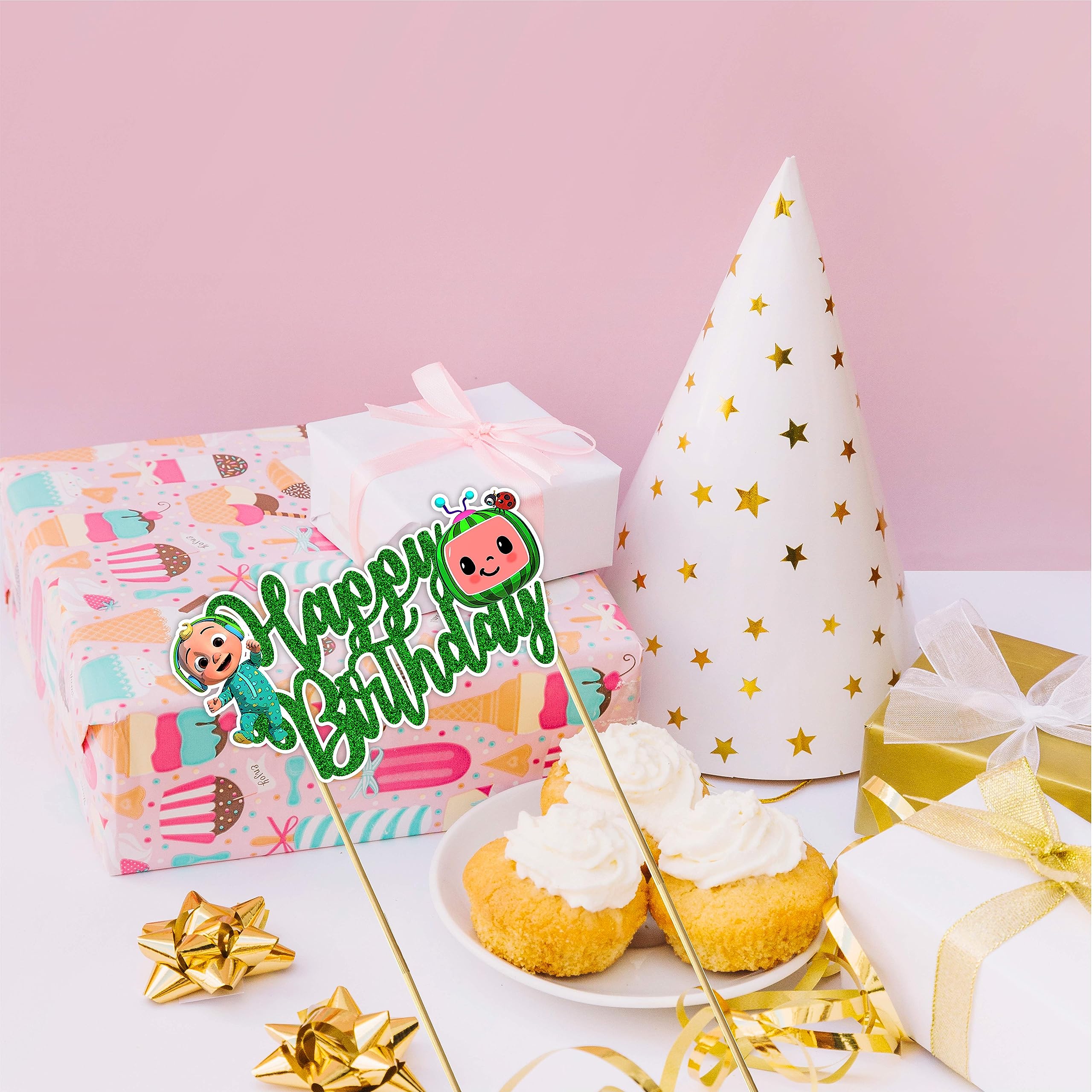 Seyal® Cocomeln Happy Birthday Cake Topper