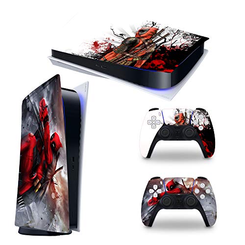 PlayStation 5 Skin Set – Troll Hero - HD Printing Vinyl Skin Cover Protective for PS5 Standard Edition Console and 2 PS5 Standard Edition Controller