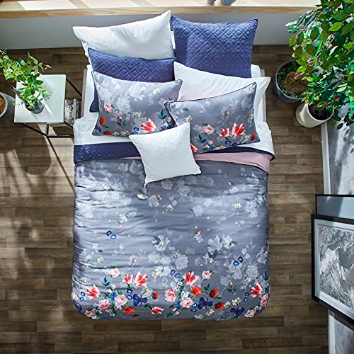 Ted Baker Sandalwood Comforter Set, King, Grey