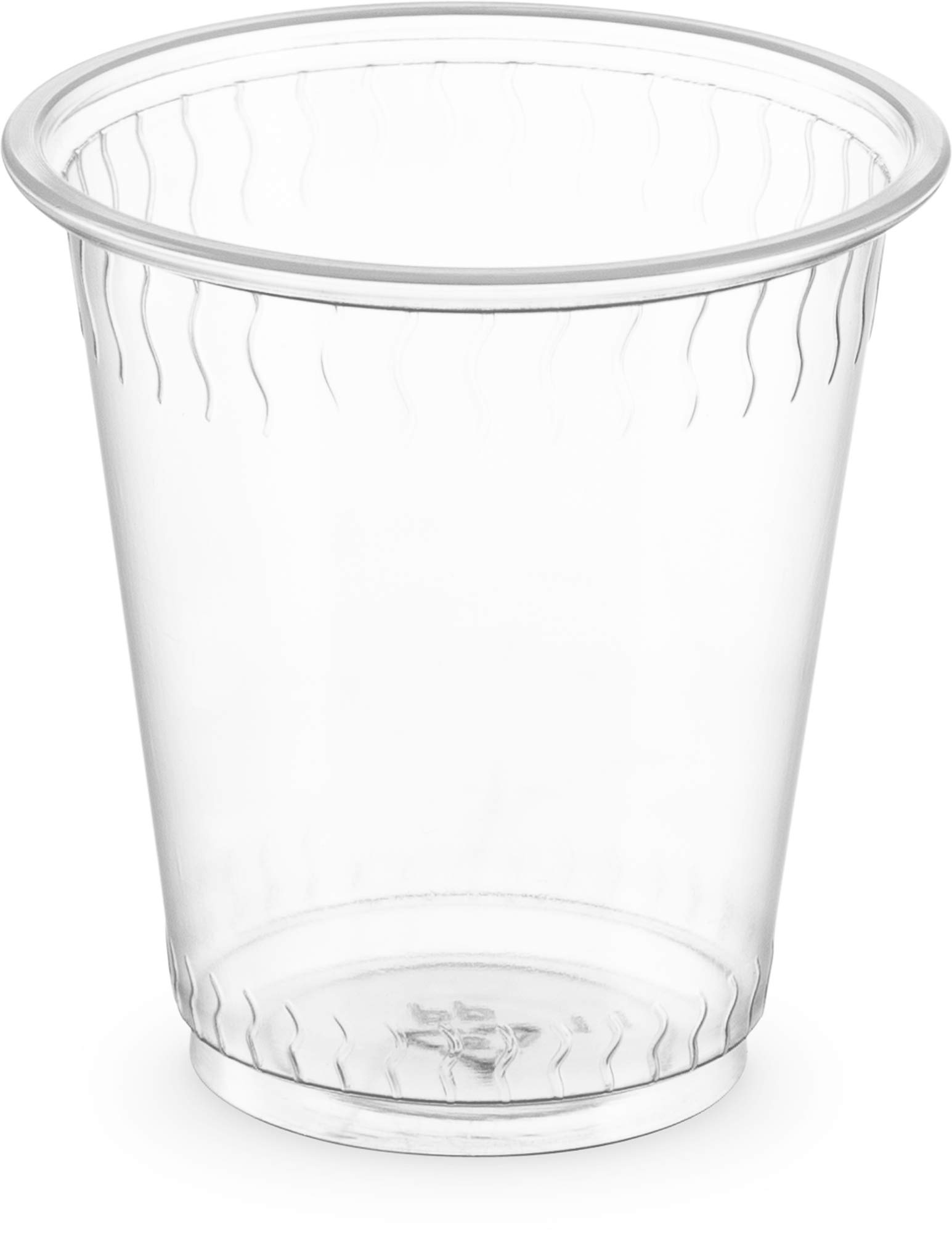 PLASTICPRO 3 oz Disposable Plasic Clear Drinking Cups [100 Count]