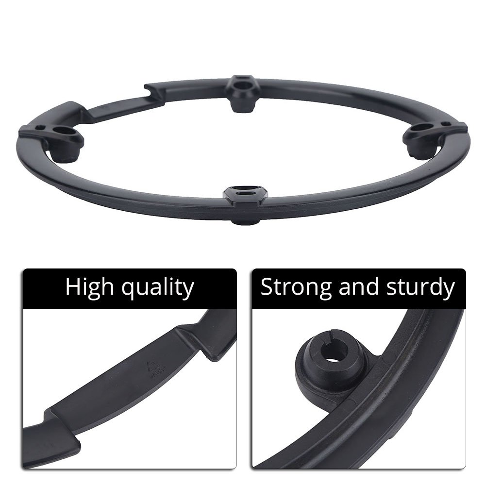 ROBTLE Crank Ring Protector, Plastic Mountain Bike Chain Guard Protector Bicycle Chain Wheel Crankset Support Protection Cover Accessories Suitable for M430 M590 M390, Black