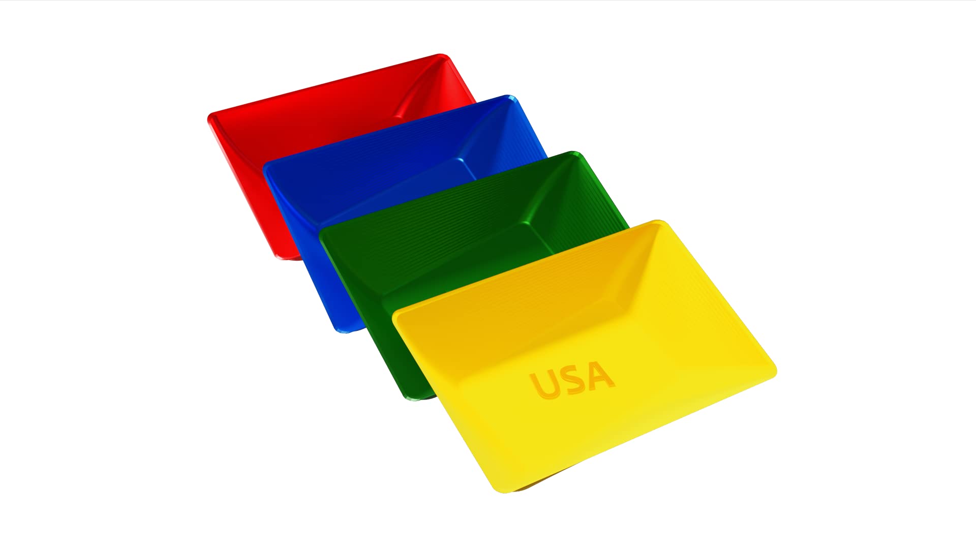 USA-Made Board Game Component Trays (4 Pack) - Accessories to Store Pieces from Your Favorite Games - Strategy - Roleplaying - Party Games