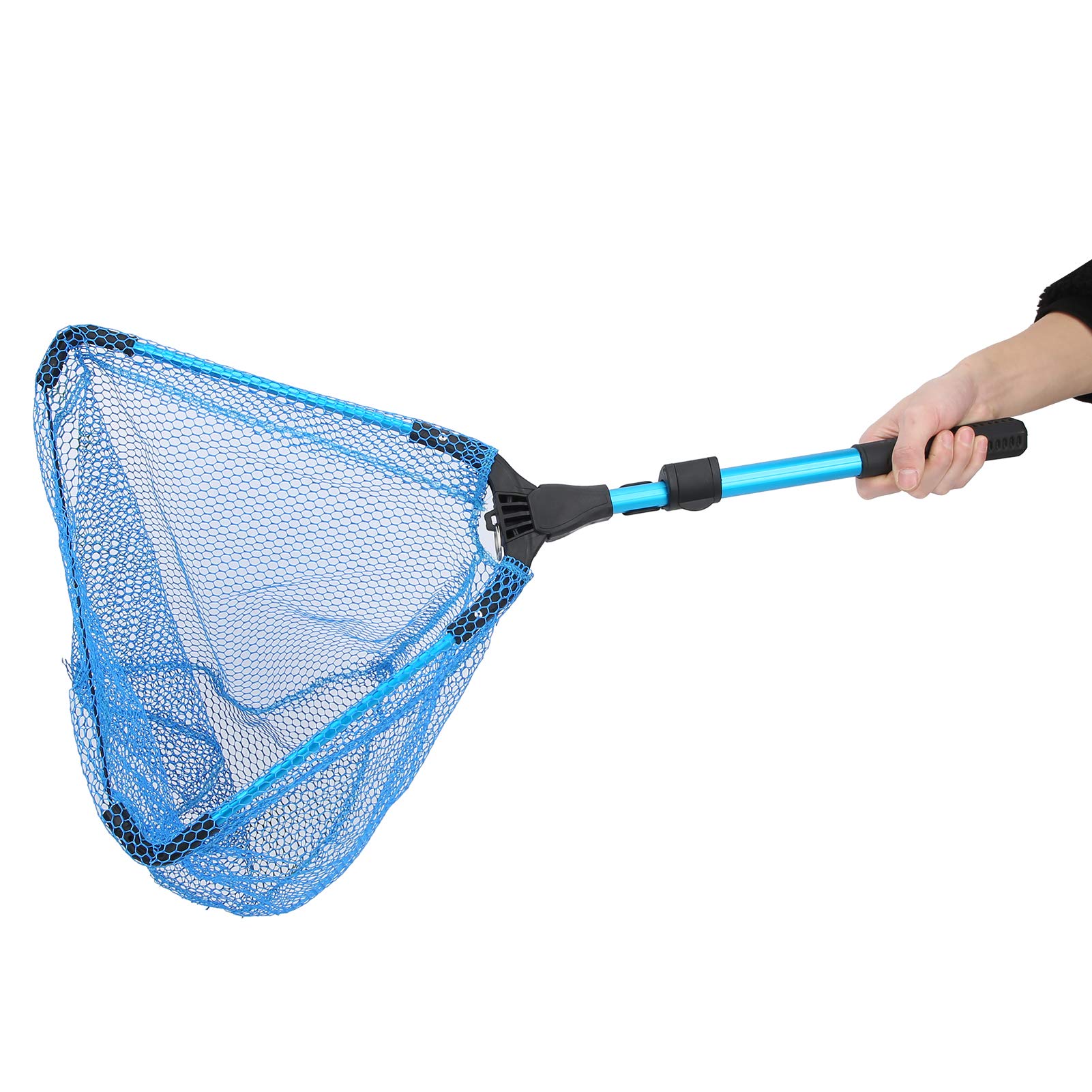 Telescopic Fishing Net, Fishing Net, Compact Size Fast Folding Design ABS Components for Fishing Tools Outdoor Fishing