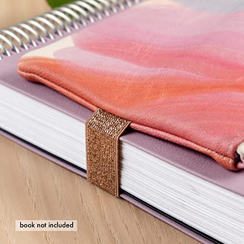 Ultimate Planny Pack - Brushstrokes. Planner Accessory Pouch. Inside Pockets & Extended Metal Zipper. Elastic Band to Secure Around Planner/Notebook. Vegan Leather Organizer Case by Erin Condren.
