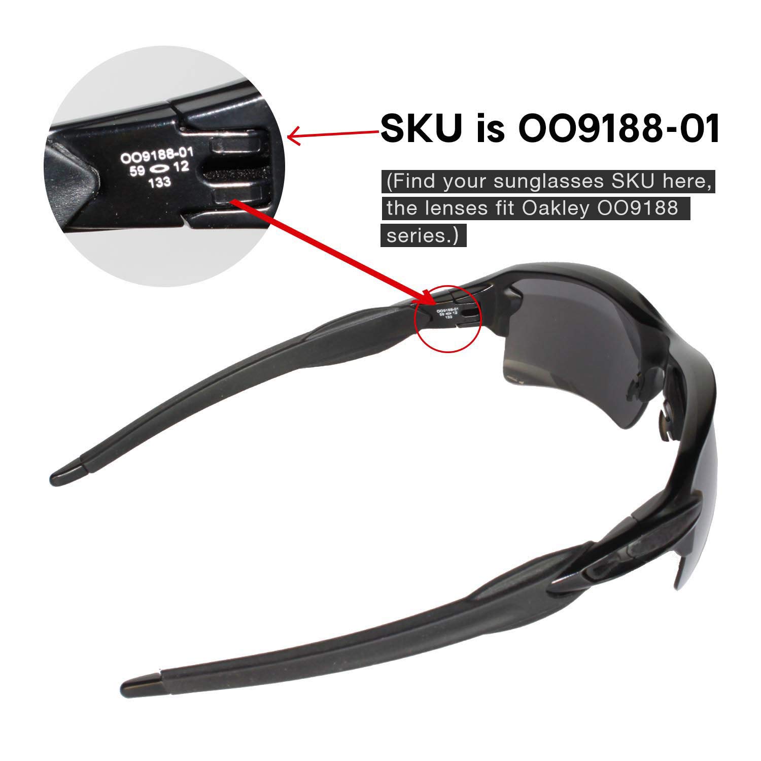 Walleva Replacement Lenses for Oakley Flak 2.0 XL Sunglasses - Multiple Options Available (Titanium Mirror Coated - Mr. Shield Polarized)