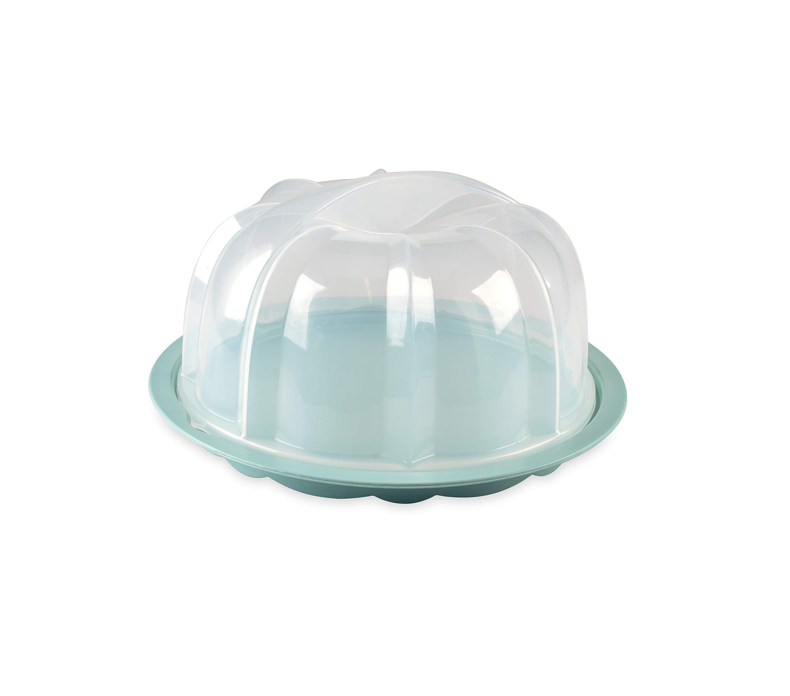 Nordic Ware Platinum Anniversary Bundt Pan and Cake Keeper Bundle