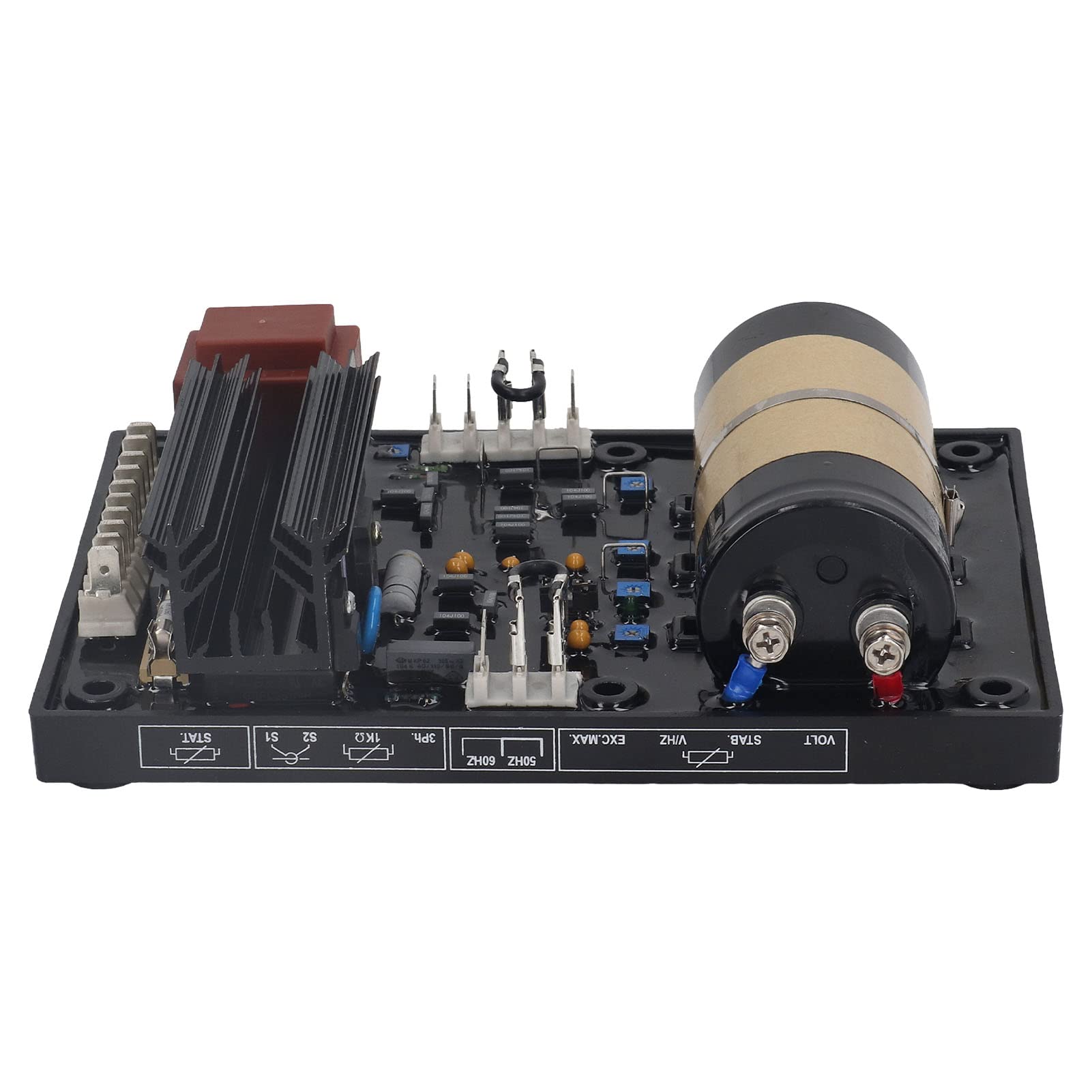 Mothinessto Generator AVR, Generator Volt Control Regulator 70‑140VAC Accurate Controlling Easy Installation Compact for Replacement