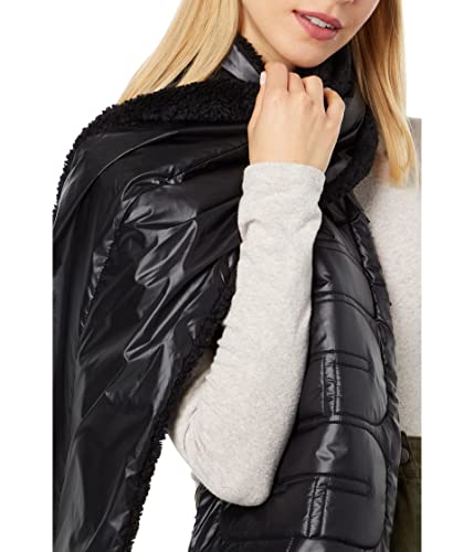 UGG All Weather Sherpa Puffer Scarf Black One Size