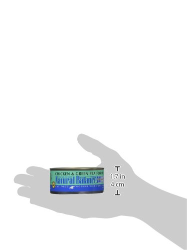 Natural Balance Lid Chicken & Green Pea Formula Canned Cat Food, 5.5 Oz