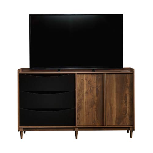 Sauder Harvey Park Entertainment Credenza, For TV's up to 55", Grand Walnut finish
