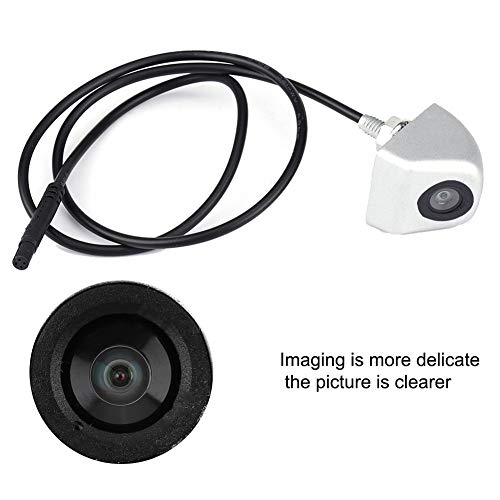 Rear View Camera, Car CCD Rear View Camera Backup Parking Night Vision Rearview Camera Waterproof (Silver) for auto ruckfahrkamera Camera recul Isuzu 12v Monitor