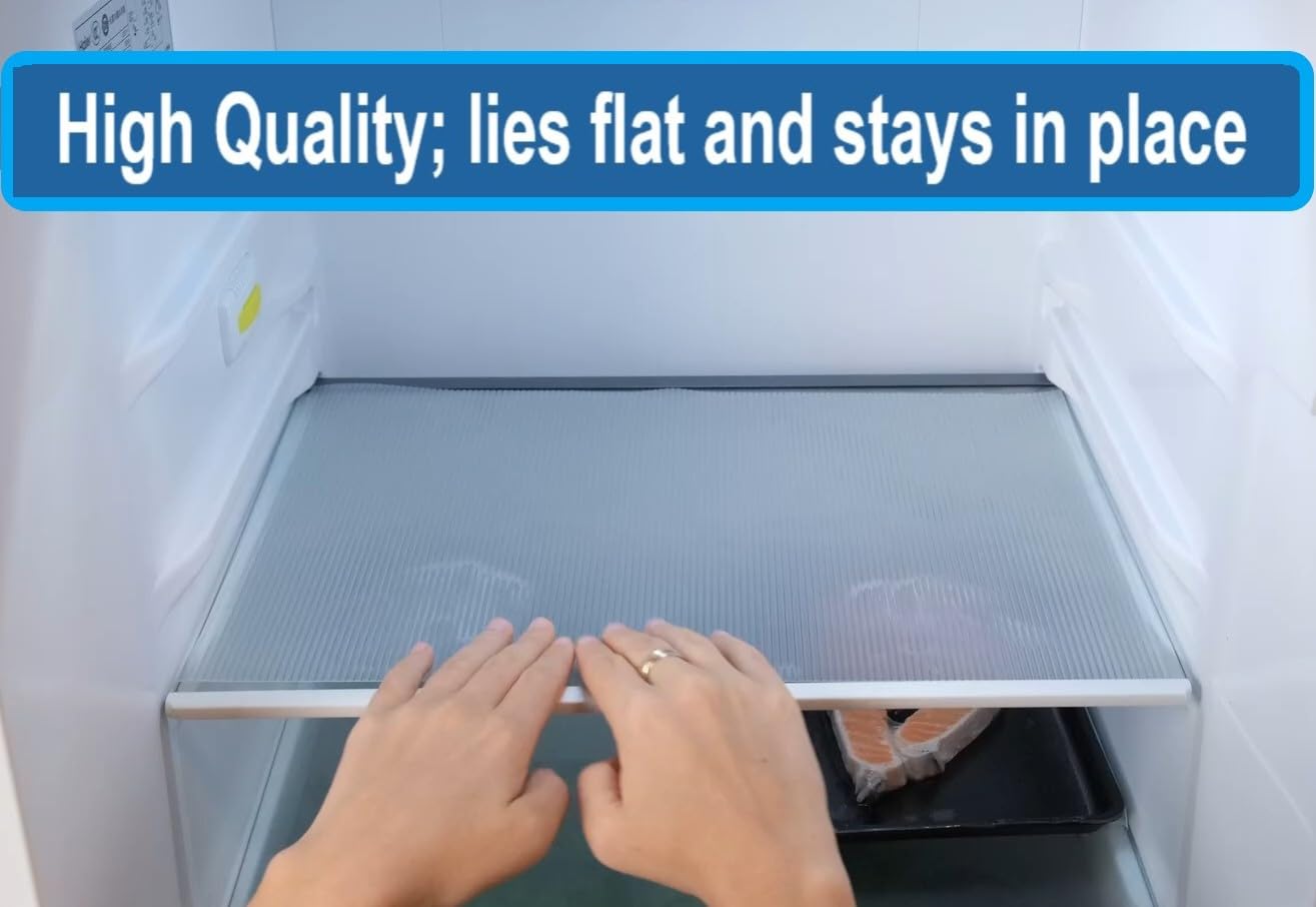 Shelf Liners for Kitchen Cabinets Drawer Liner Non-Slip Cabinet Liners EVA Material Non-Adhesive Shelf Liners Fridge Liner Strong Grip Cabinet Liner. Water & Oil Proof. Gray Strip 18 in X 20 Ft
