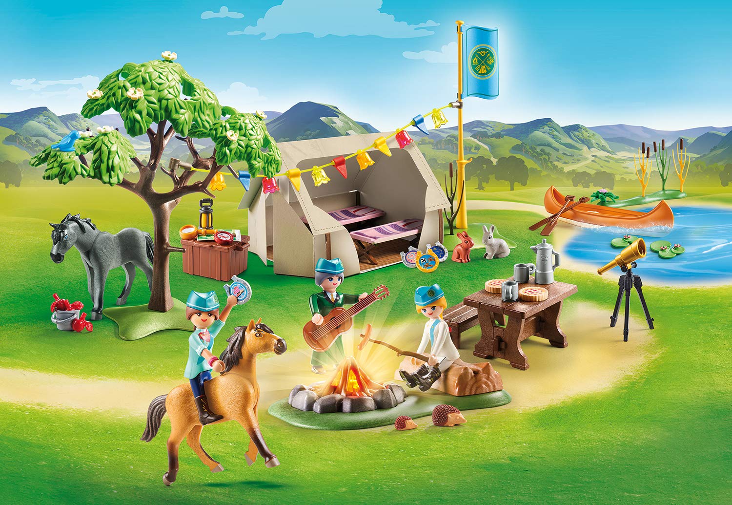 Playmobil DreamWorks Spirit Summer Campground