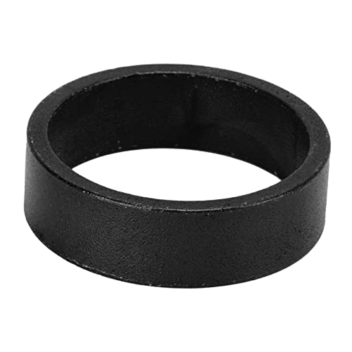 Shanrya Road Bike Headset Washer, Fine Workmanship Bicycle Headset Spacer Glossy Environmental Protection for Cycling(Black)