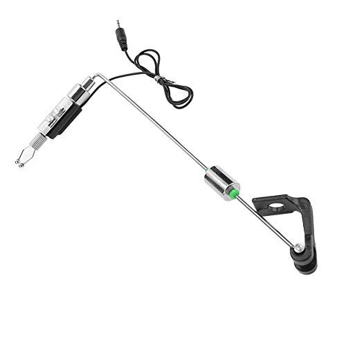 Yeuipea Fishing Bite Indicators,Fish Bite Alarm LED Illuminated Indicators Chain Hanger Fishing Tool Tackle Accessory 16-2602
