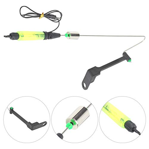 Yeuipea Fishing Bite Alarm,Fishing Bite Indicator Alarm Sensitive Adjustable Weight Stainless Steel Fishing Tool Accessories