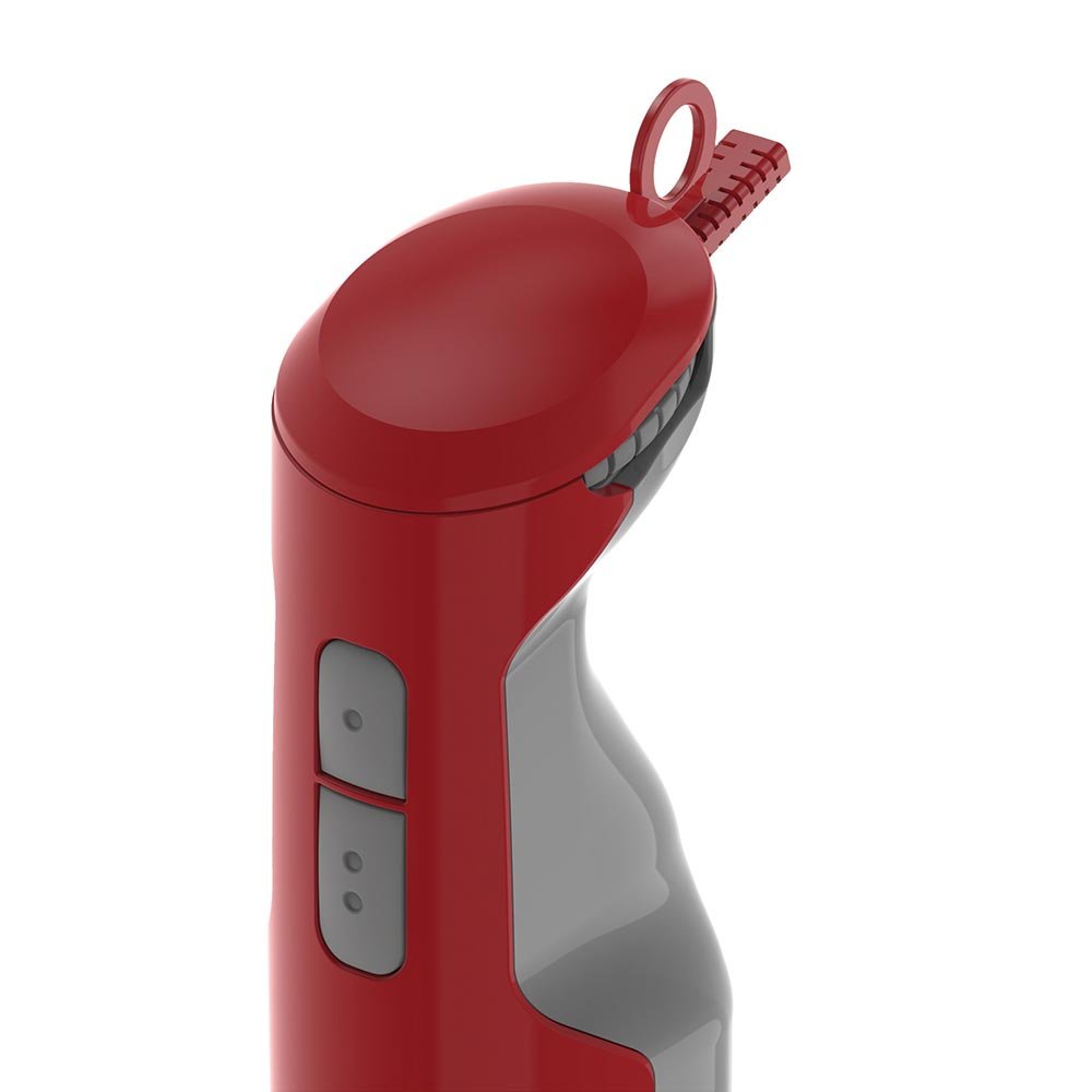 Oster Versatile Turbo Function Stick Mixer Hand Blender - 250 Watt - Turbo function - Stainless Steel Shaft and Blade - FPSTHB2610R - Red Color