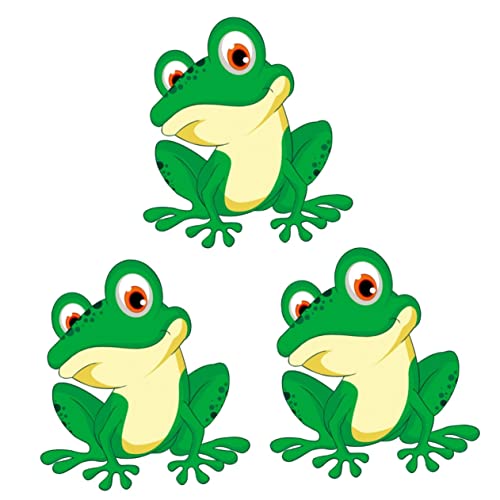 UTHCLO 3pcs Decor Lovely Store for Frog Room Home Decals Switch Removable Sticker Stickers Background Living Wall Bedroom Mural