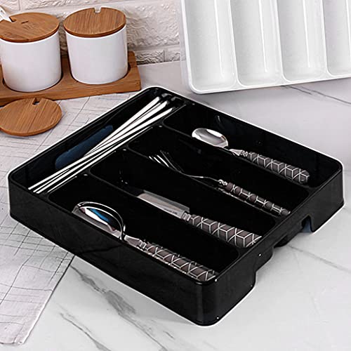 Ruzida Kitchen Tools Drawer Organizer Tray Spoon Forks Cutlery Separation Finishing Rack Storage Box