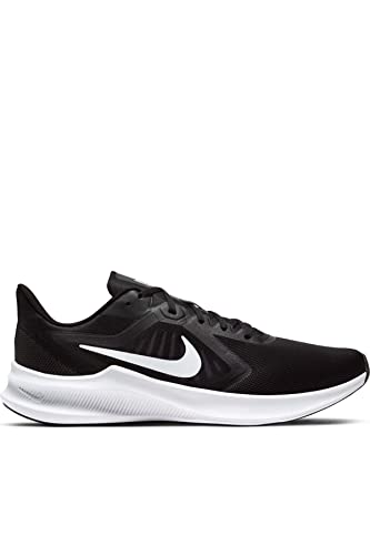 Nike Men's Downshifter 10 Running Shoe, Black White Anthracite, 12