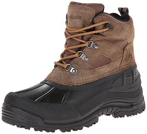Northside Men's Tundra Snow Boot, Bark, 8 M US