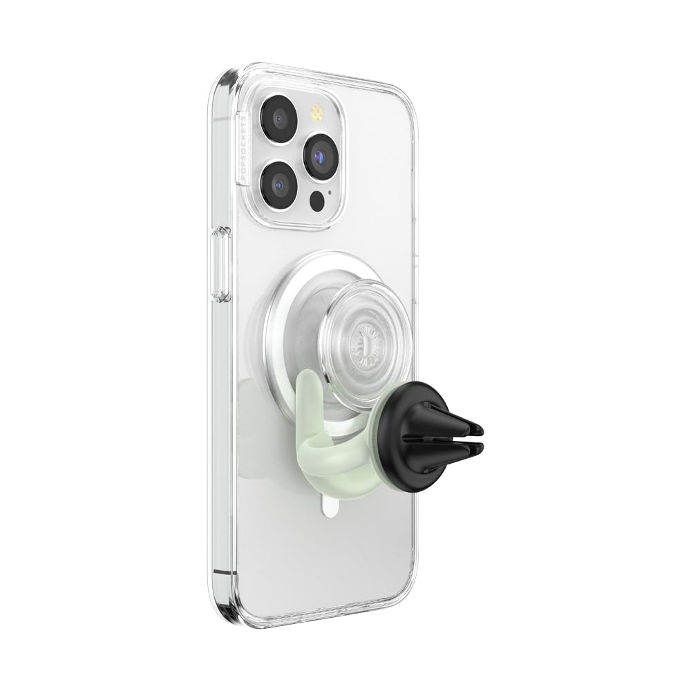 PopSockets Phone Mount for Car, Car Vent Phone Mount, Car Mount for Phone - Glow in the Dark