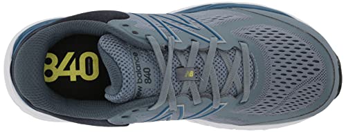 New Balance Men's M840LB5 Running Shoe, Ocean Grey/Oxygen Blue, 10 Wide
