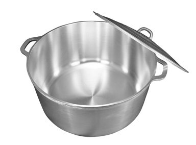 Uniware 9900 Super Quality Aluminum Caldero,Dutch Oven, 23.4 QT,Silver (42cm (16.5-Inch))