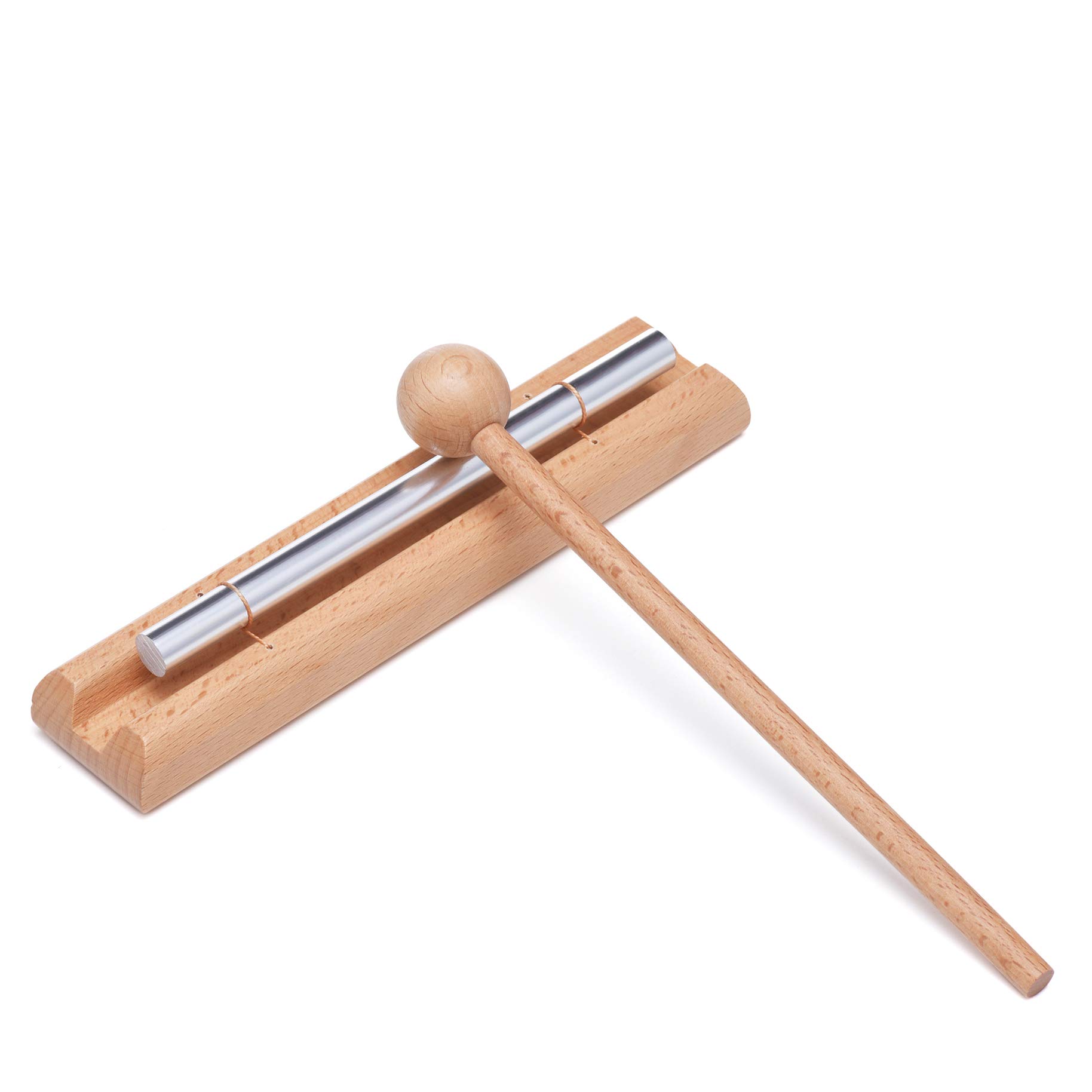 Solo Bell Chime Bar Hand Musical Percussion Instrument for Teachers‘ Classroom Management, Meditation, Meeting, and Sound Therapy